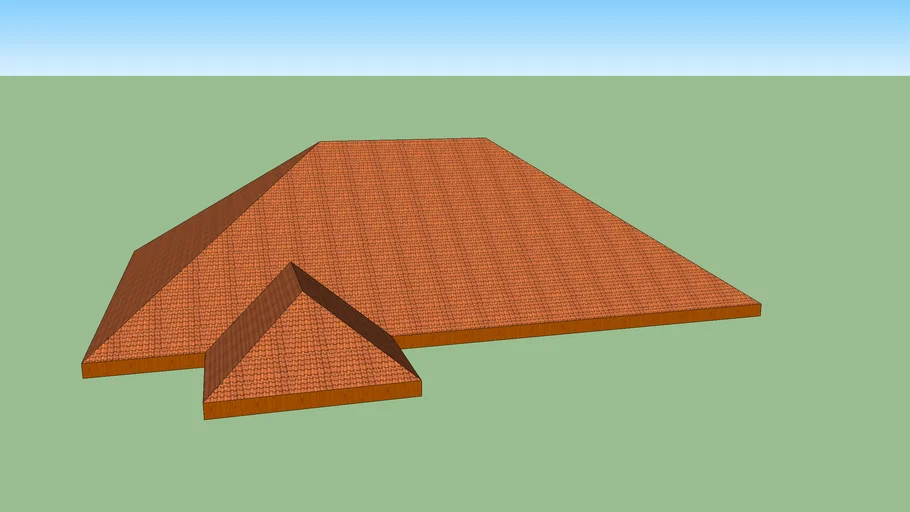 simple roof (atap limas sederhana) | 3D Warehouse