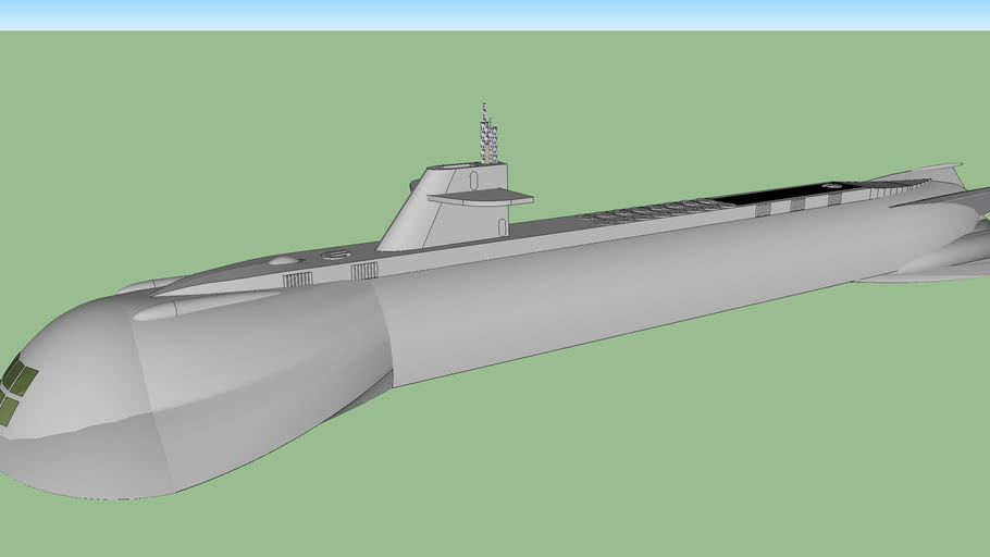 USS Seaview, Voyage to the Bottom of the Sea (revised) | 3D Warehouse