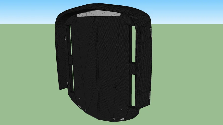 2017 Beck Kustoms F132 Hot Rod Grill Stock Carbon | 3D Warehouse