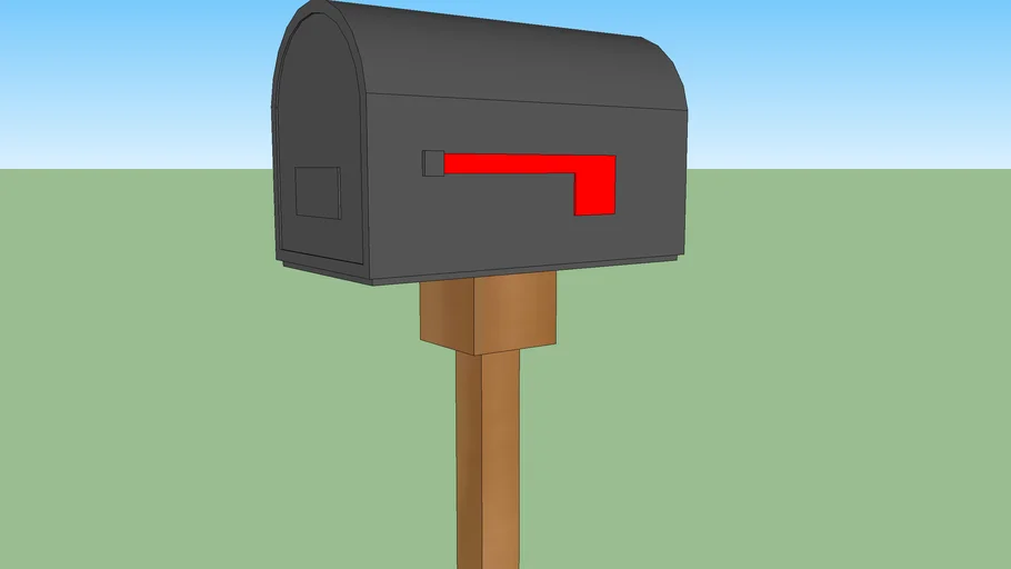 Dark Mailbox | 3D Warehouse