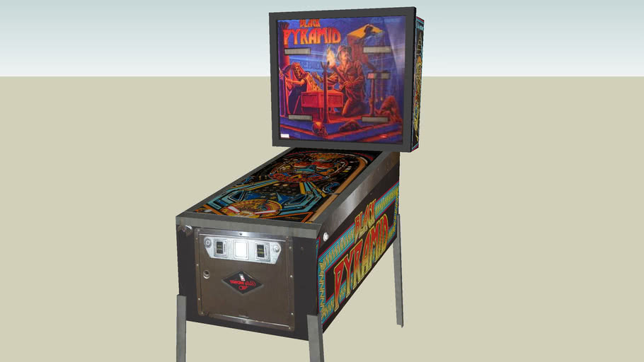 Black Pyramid pinball machine | 3D Warehouse