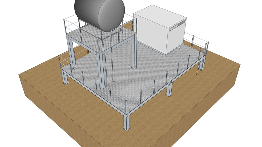 steel platform | 3D Warehouse