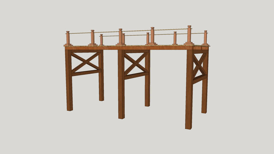 Muelle de madera.skp | 3D Warehouse