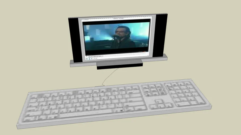 desktop computer | 3D Warehouse