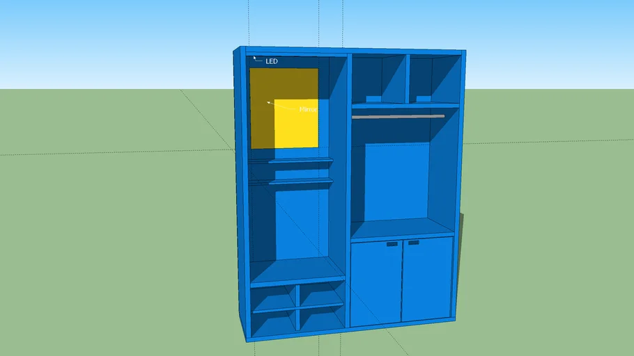 Wardrobe project | 3D Warehouse