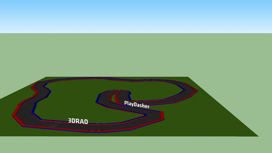 Simple Race Track/Circuit | 3D Warehouse
