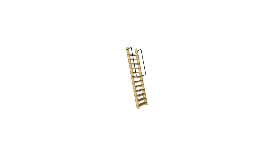 Interior Loft Ladder | 3D Warehouse