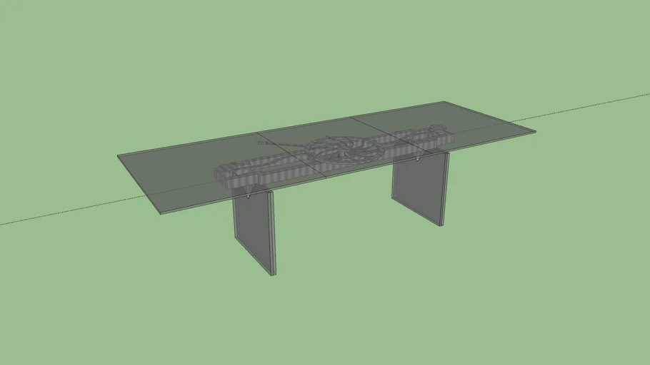 Scandesign- Omega Dining Table | 3D Warehouse