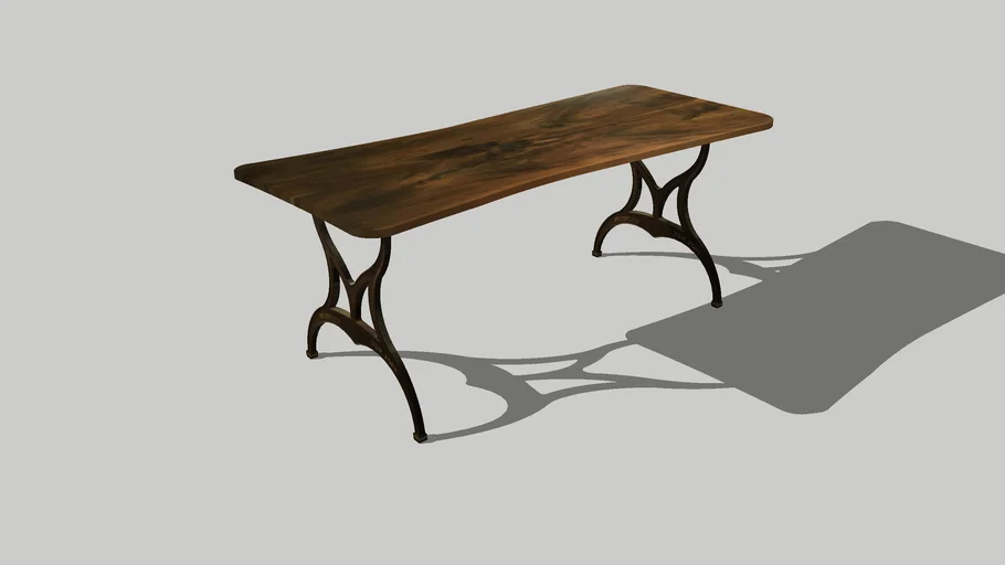 Living Edge High Top Table | 3D Warehouse