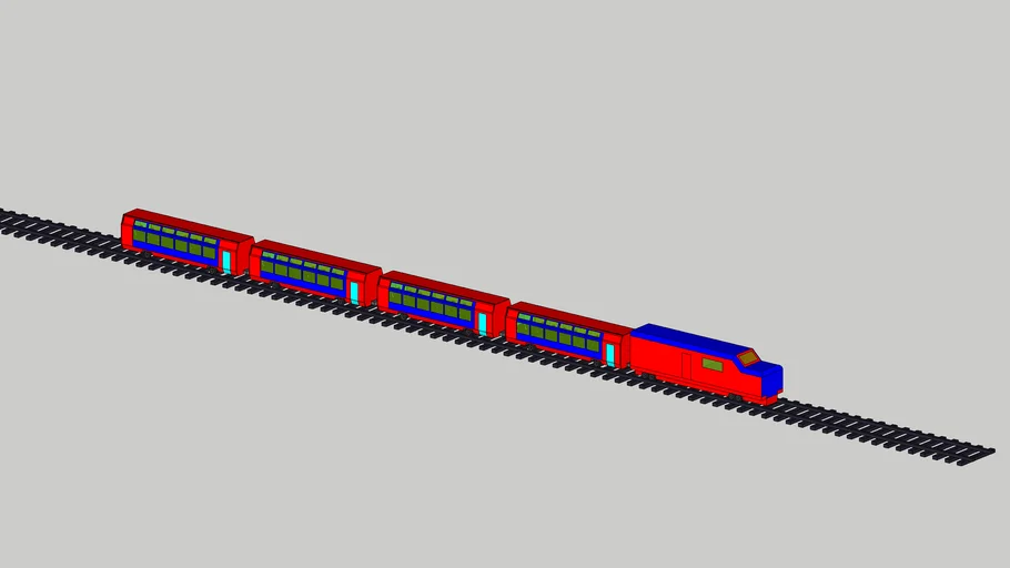 Swiss Scenic Train | 3D Warehouse