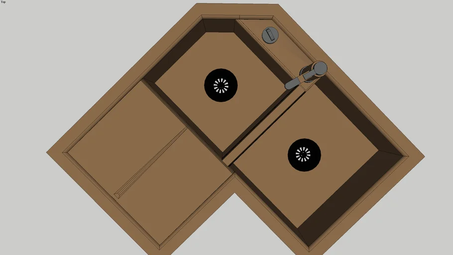 Corner Sink | 3D Warehouse