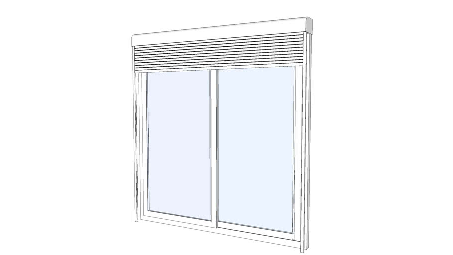 Bay window with curtain | 3D Warehouse