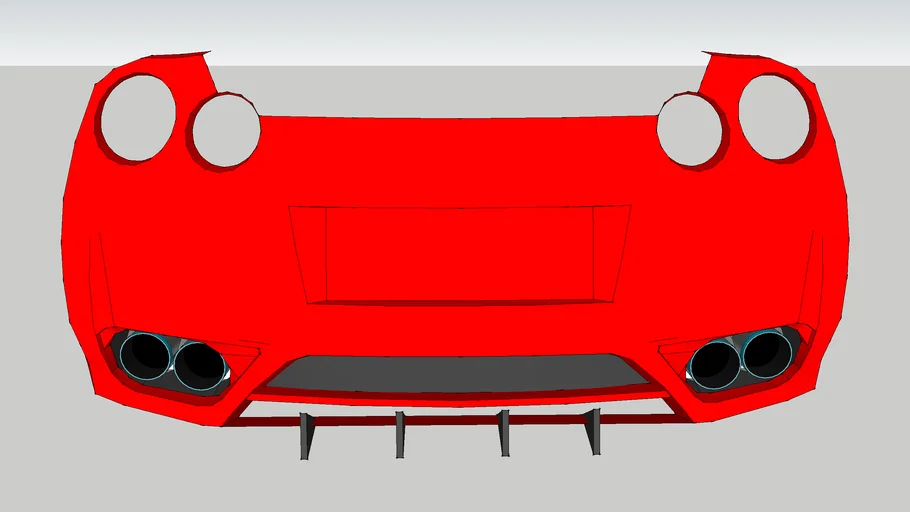 Nissan Skyline R35 Racing bumper | 3D Warehouse