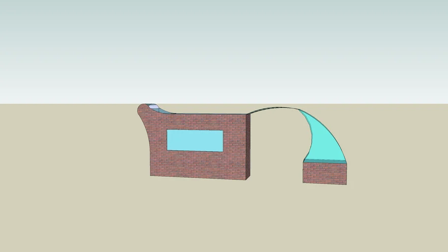 wave gate | 3D Warehouse