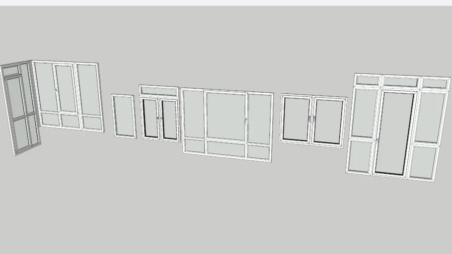 PVC Windows | 3D Warehouse