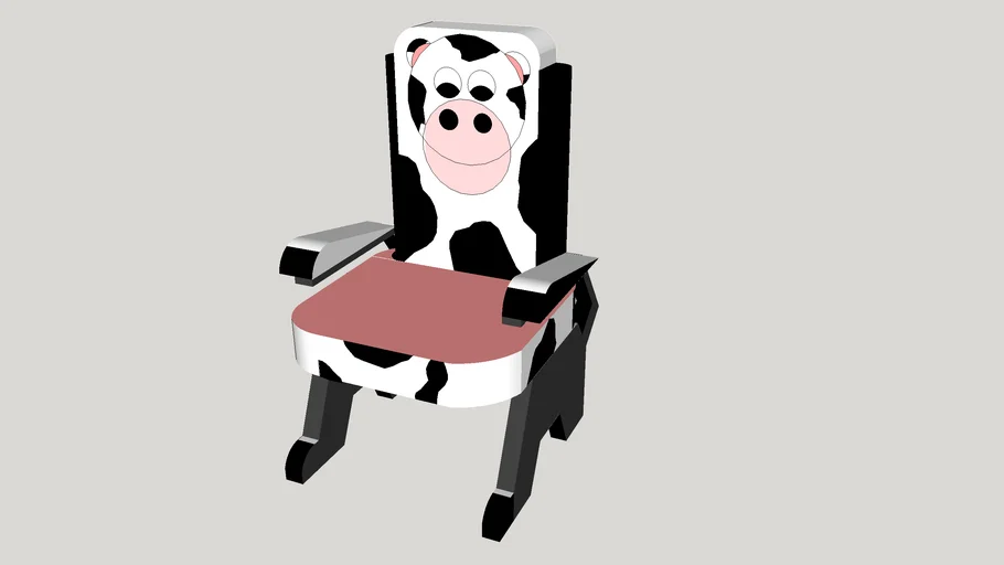Child Theater Chair Cow | 3D Warehouse