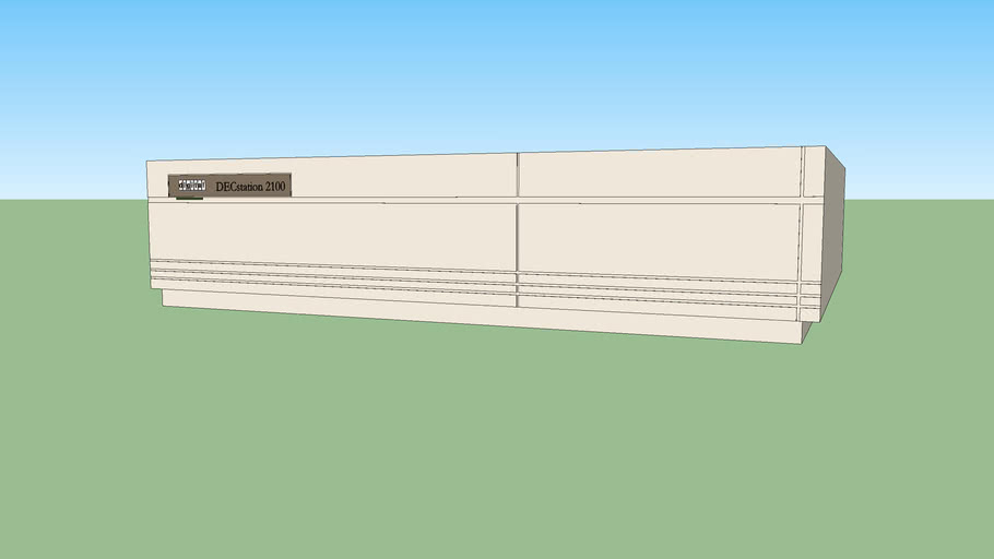 Digital (DEC) DECstation 2100 workstation computer | 3D Warehouse