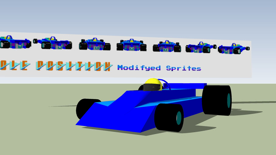 Pole Position Modified Sprite Car | 3D Warehouse