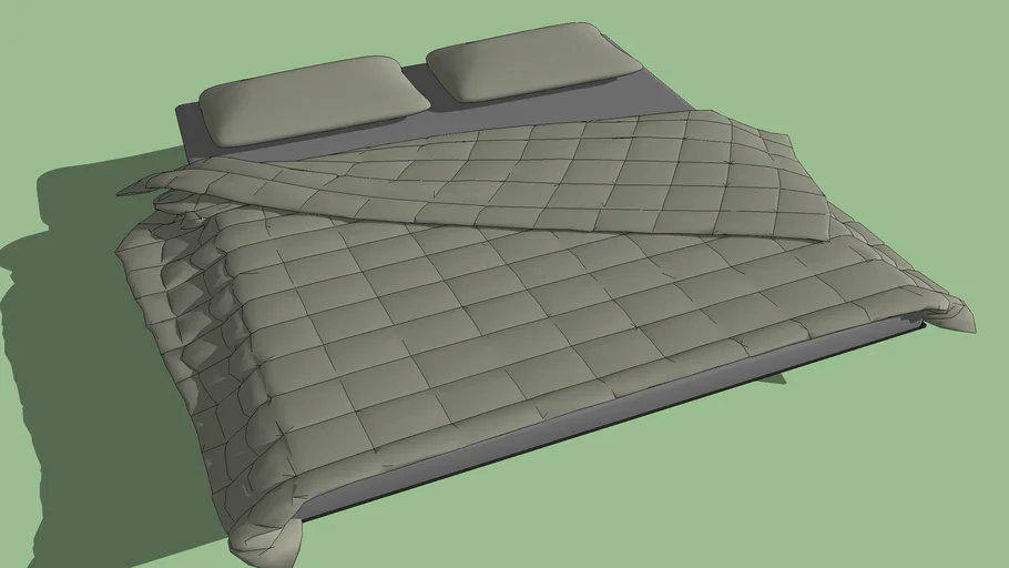 LAGO FLOATING BED ON POLE | 3D Warehouse