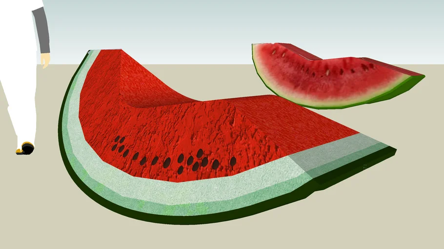 chaise lungue anguria_ watermelon chair | 3D Warehouse