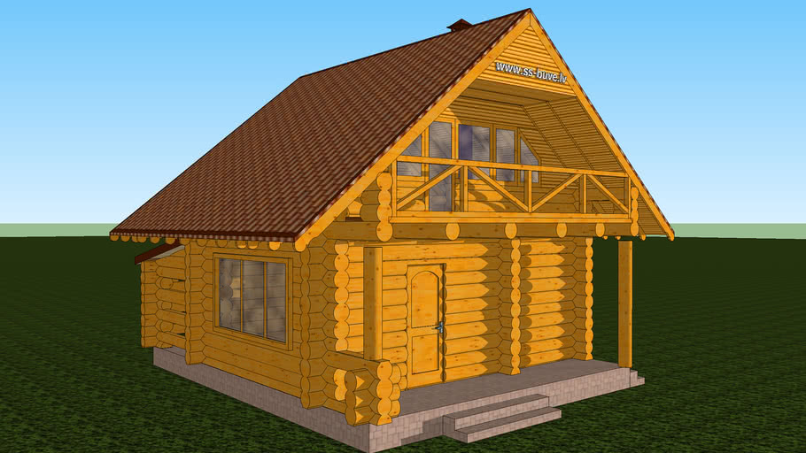 Log Cabin Latvia | 3D Warehouse
