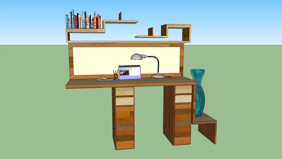 Study Table 3D Warehouse, 49% OFF | www.pinnaxis.com
