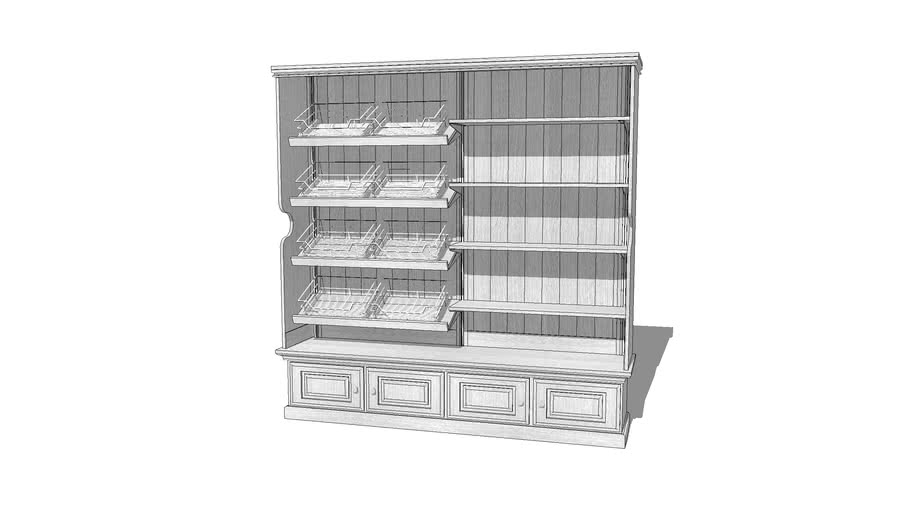 Bakery display dresser | 3D Warehouse