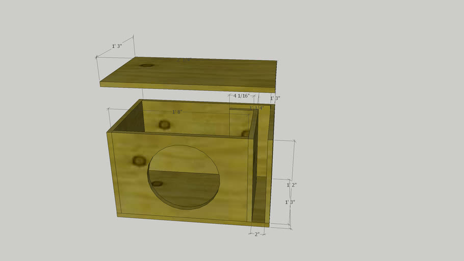 TS-W311D4 40Hz Tune WinIsd. | 3D Warehouse