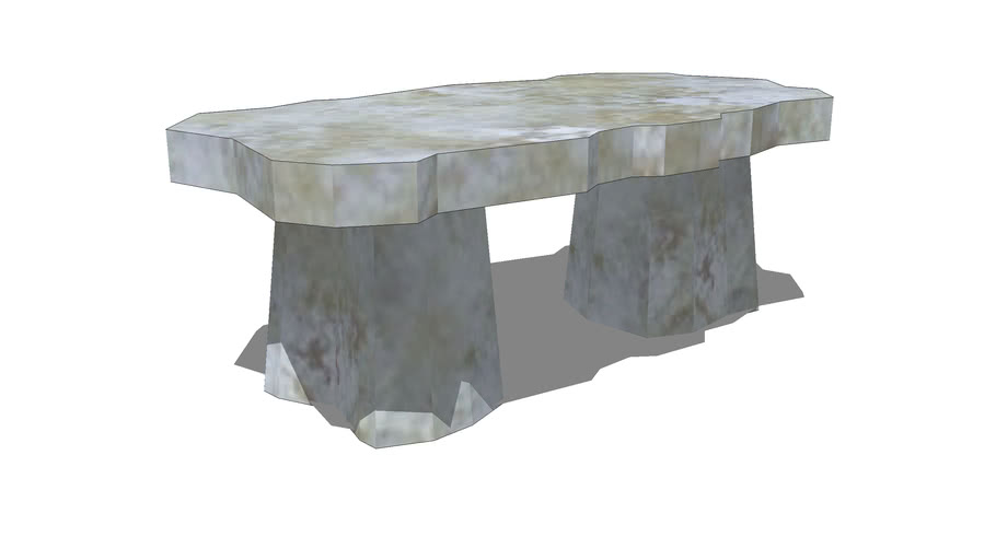 Stone bench | 3D Warehouse