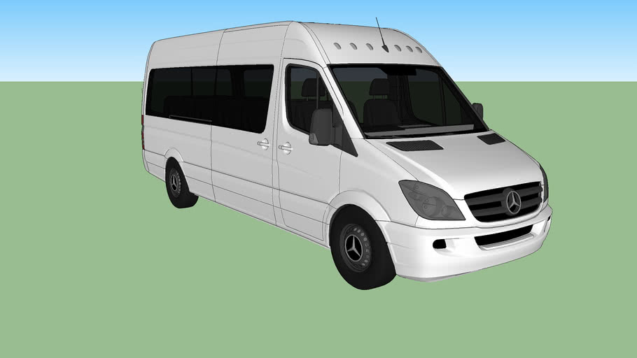 2014 Mercedes Sprinter 15-passenger van | 3D Warehouse