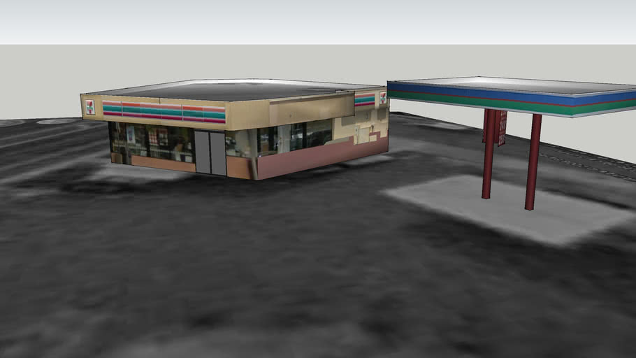 7 11 Gas Station | 3D Warehouse