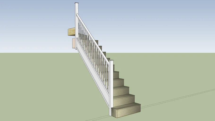 Top winder stairs | 3D Warehouse