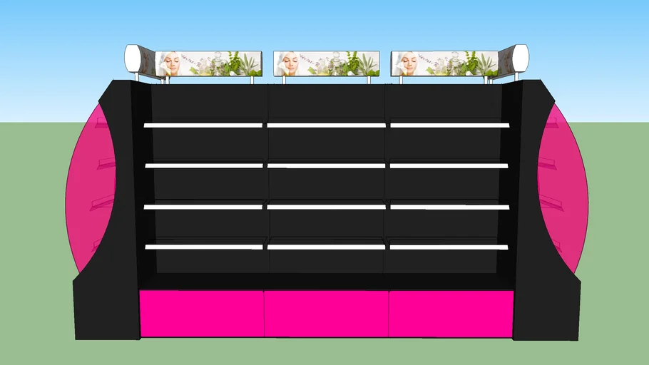 Cosmetics Shelves | 3D Warehouse