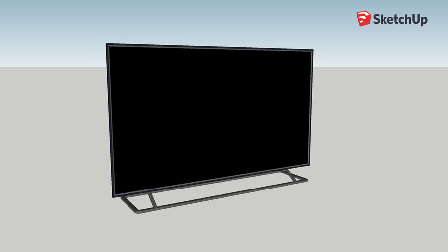 Flat Screen LCD TV with Stand | 3D Warehouse