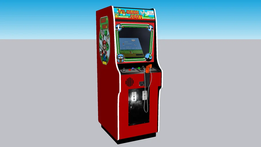 Vs. Duck Hunt arcade game Style A | 3D Warehouse