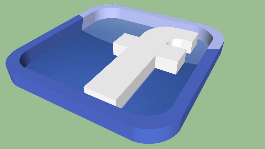 FACEBOOK Logo | 3D Warehouse