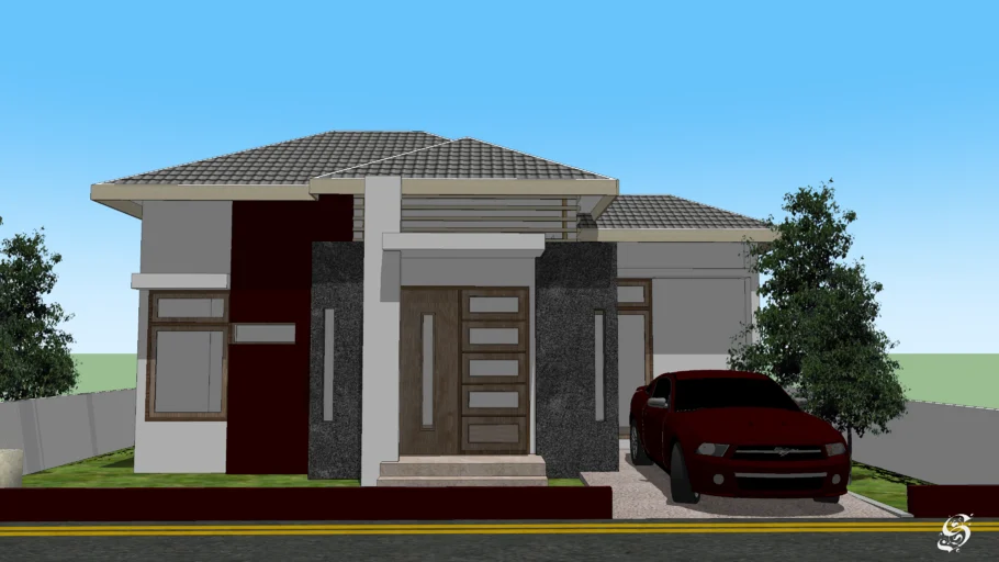 Small Home Design (Vray Ready) | 3D Warehouse