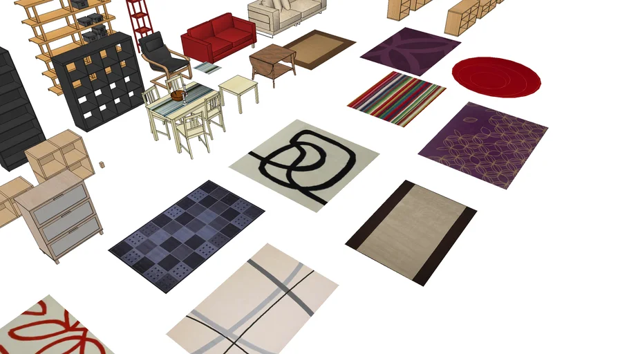 living room material.skp | 3D Warehouse
