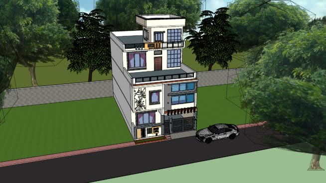 Modern elevation | 3D Warehouse