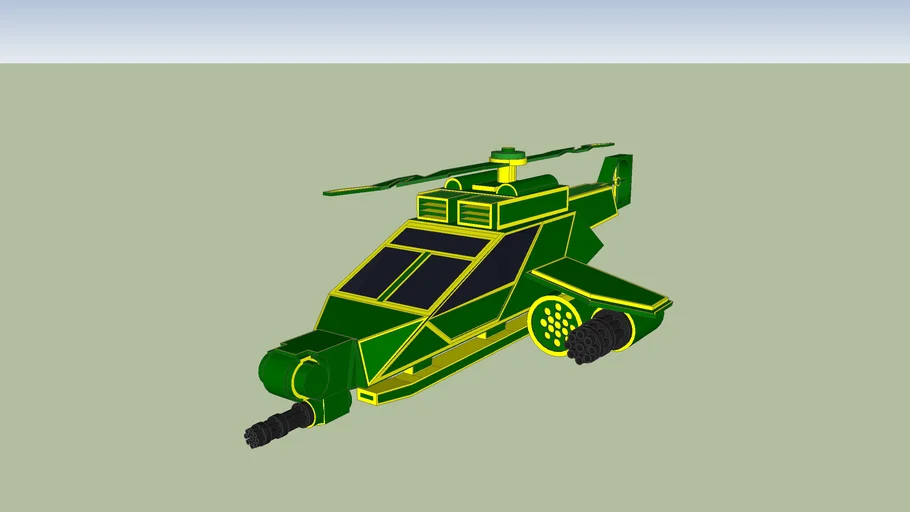 HPX-11 Modified APACHE-helicopter | 3D Warehouse