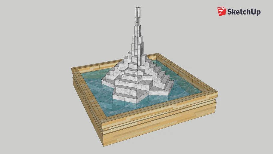 Modern Water Fountain | 3D Warehouse