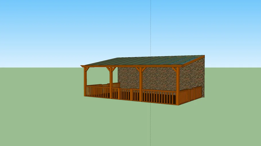 veranda eiken | 3D Warehouse