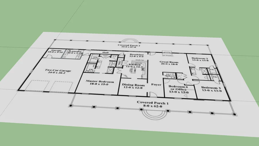 Plan 2c | 3D Warehouse