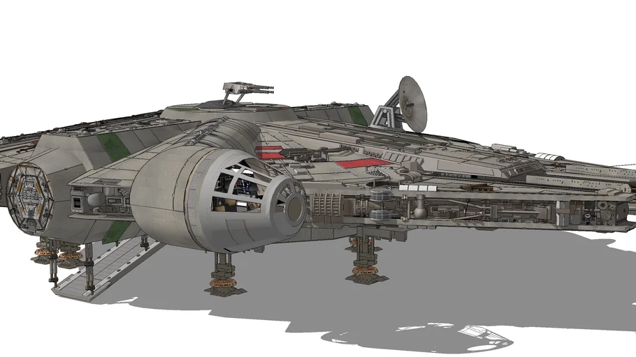 StarWars Millenium Falcon | 3D Warehouse