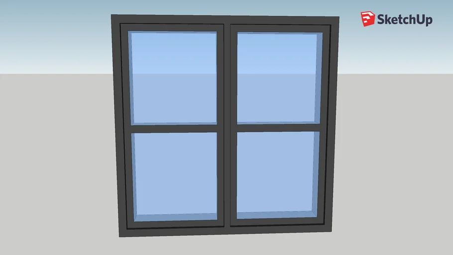 Vindue_tv_sort | 3D Warehouse