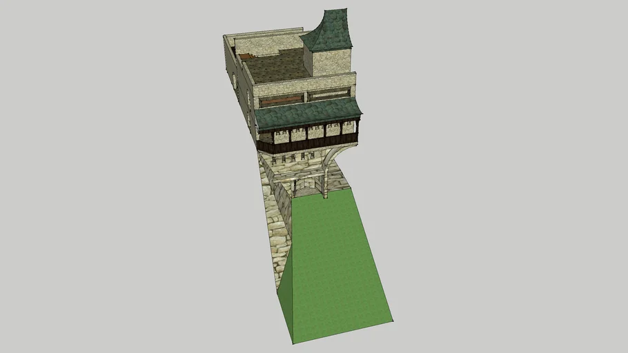 Edo Shogun Fortress Gate 1/2 | 3D Warehouse