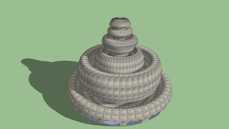 A Fountain | 3D Warehouse