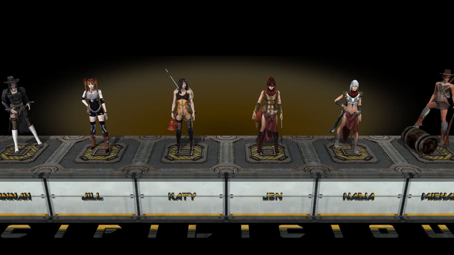 STEAMPUNK GIRLS | 3D Warehouse