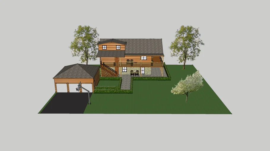 Log Cabin | 3D Warehouse