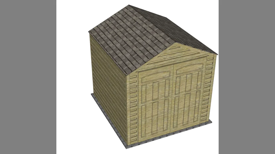 Storage Shed 7x7 | 3D Warehouse